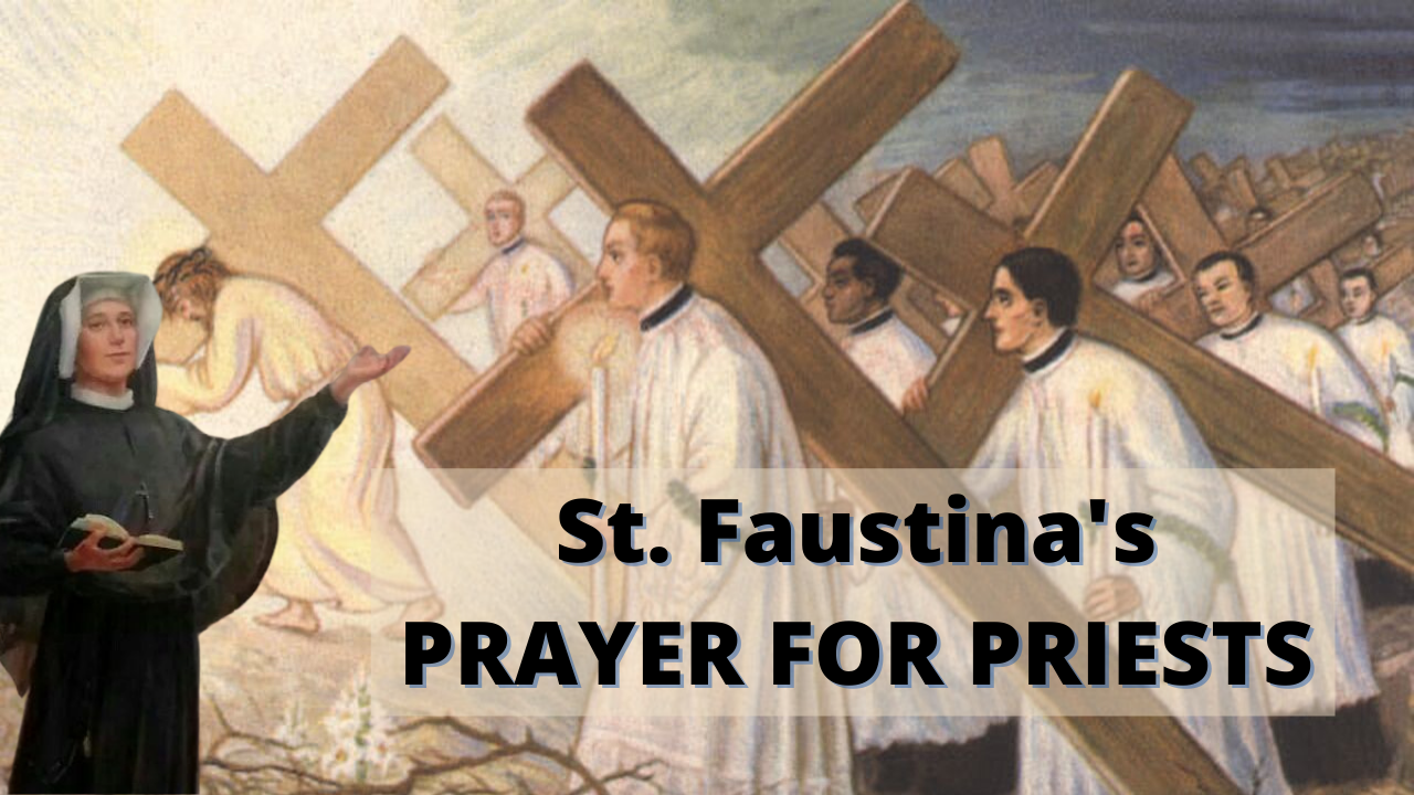 St. Faustina’s Prayer for Priests | AirMaria.com