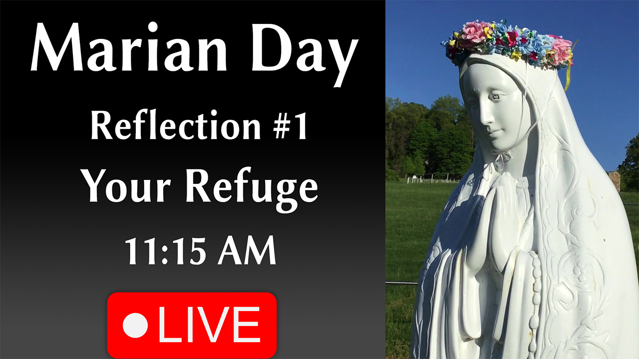 Mary, Your Refuge – Marian Day – Talk 1 – 11:15 Sat, May 04 | AirMaria.com